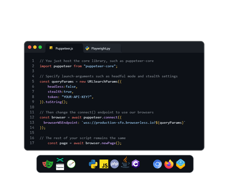 Browserless - A Pool of Hosted Browsers, For Use With Puppeteer or Playwright