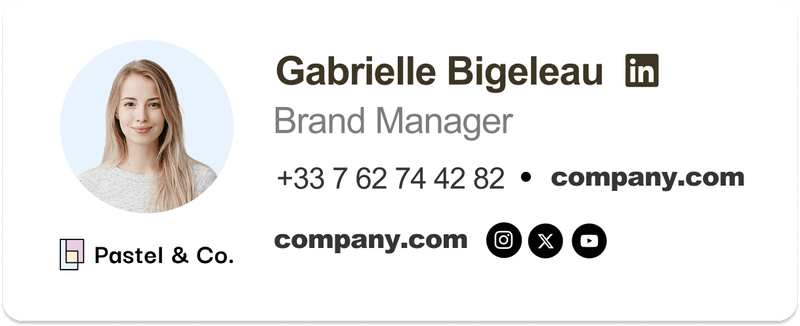How to create and insert an effective gif in an email signature?