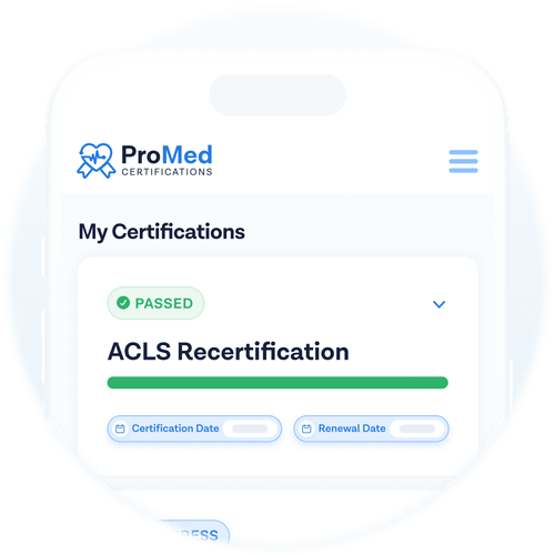 ProMed | ACLS, PALS, BLS, & CPR Online Medical Certification