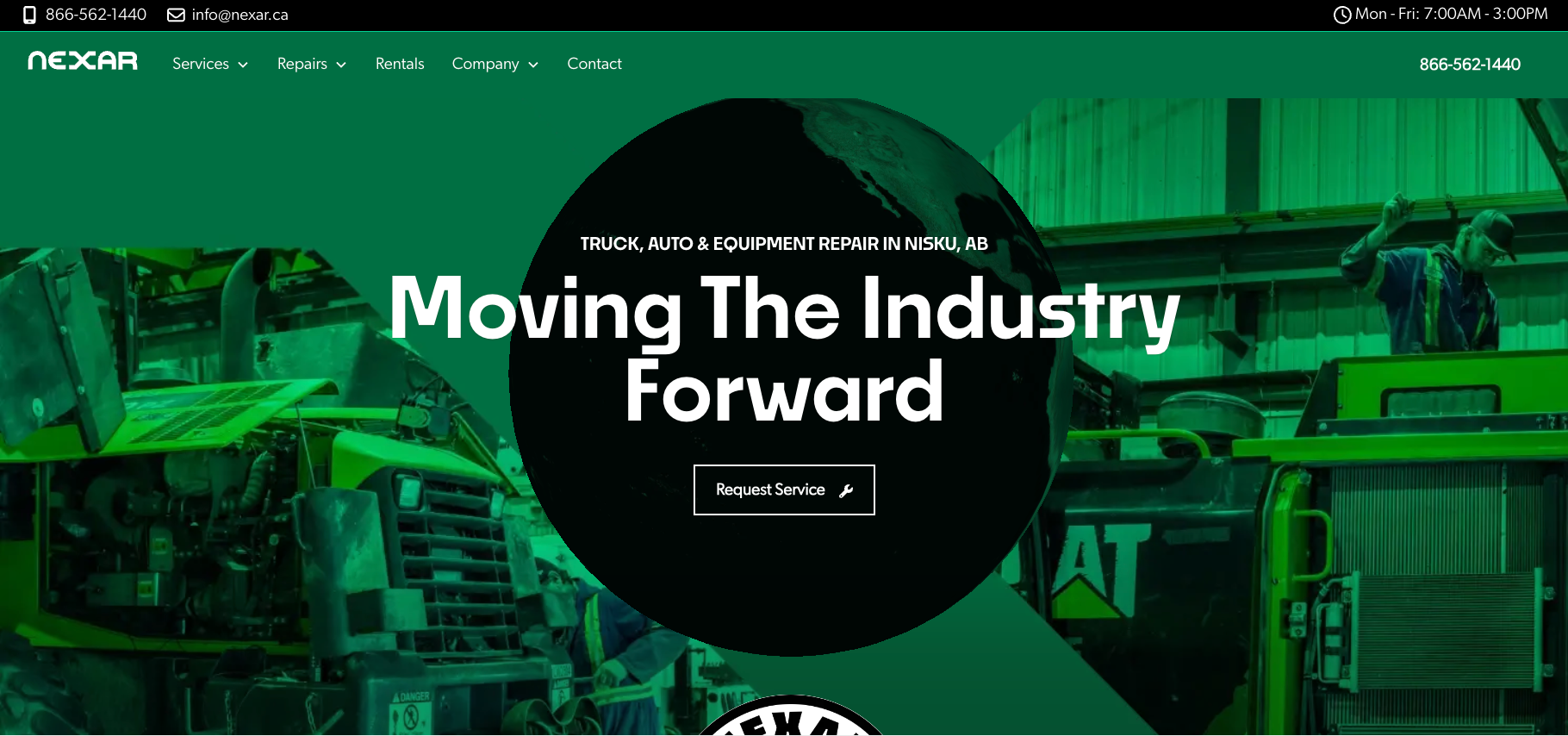 Truck, Auto & Equipment Repair in Nisku, AB | Nexar Equipment