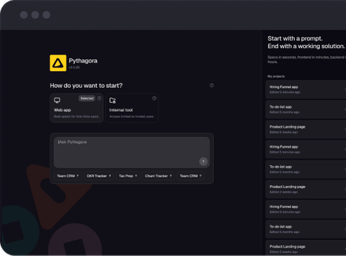 Pythagora | World's First All-In-One AI Development Platform