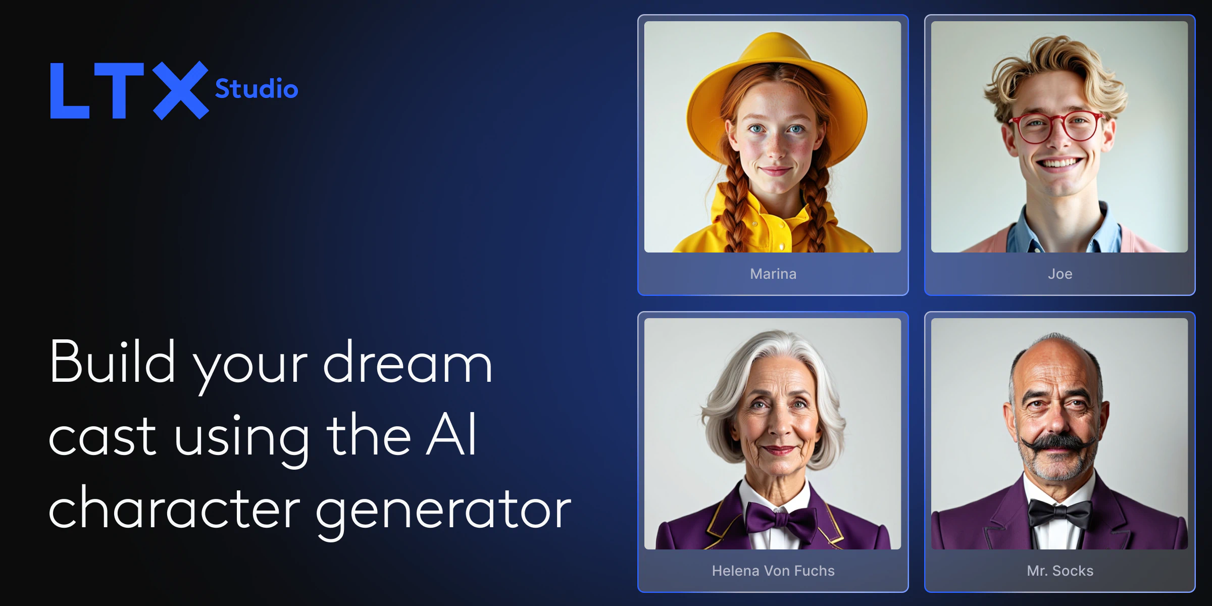 AI Character Generator: Design Your Own Character | LTX Studio