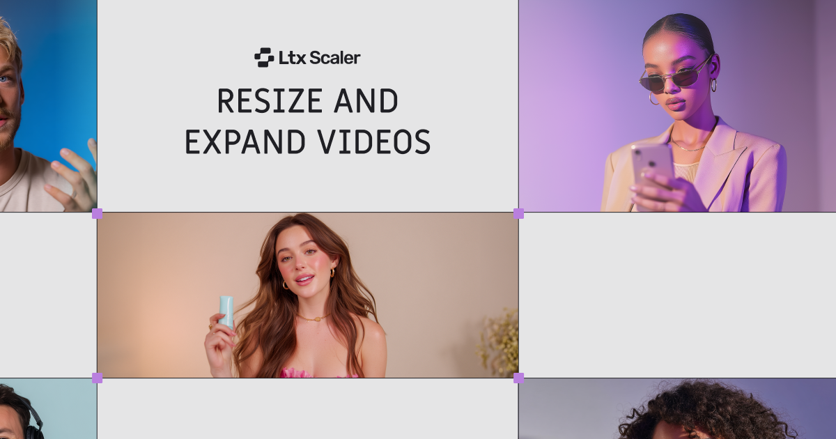 Video Resizer Tool: Resize Video for Social Media | LTX Studio