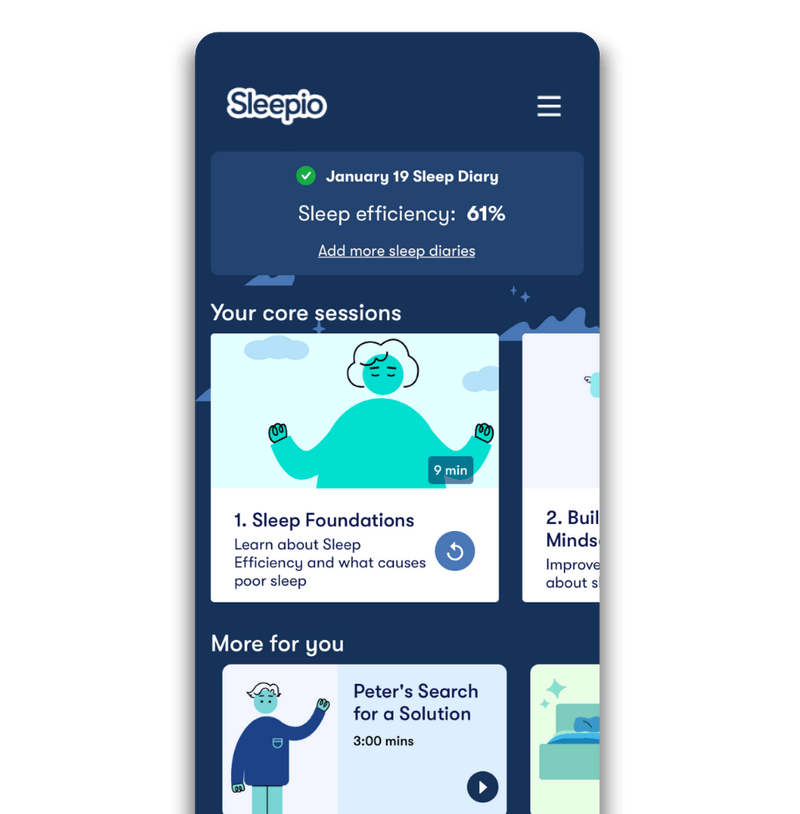 Sleepio Big Health | Helping millions back to good mental health