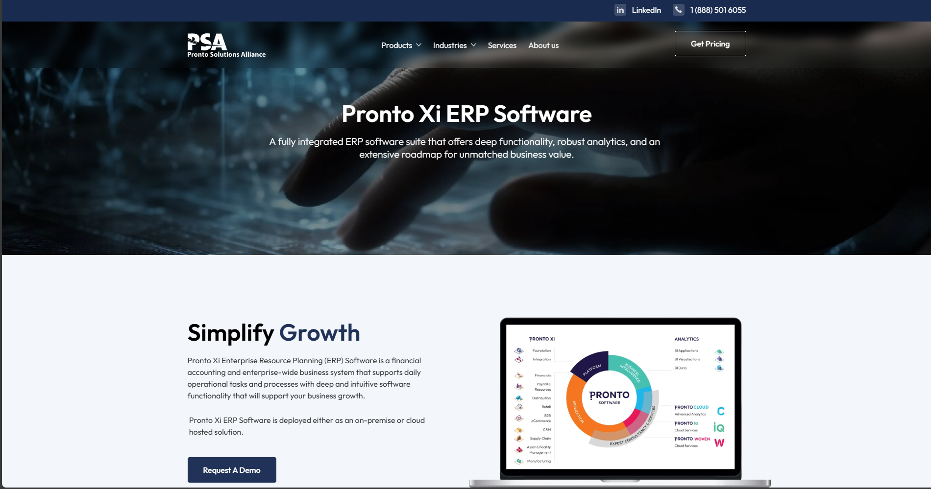 Pronto Xi ERP Software | PSA’s Trusted Platform for Business Growth
