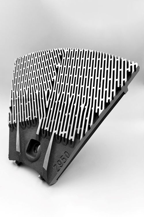 Quality MDF Refiner plate segment fillings with HANGTEC