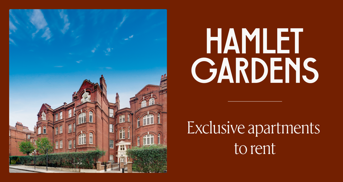 3 bed apartments to rent at Hamlet Gardens.
