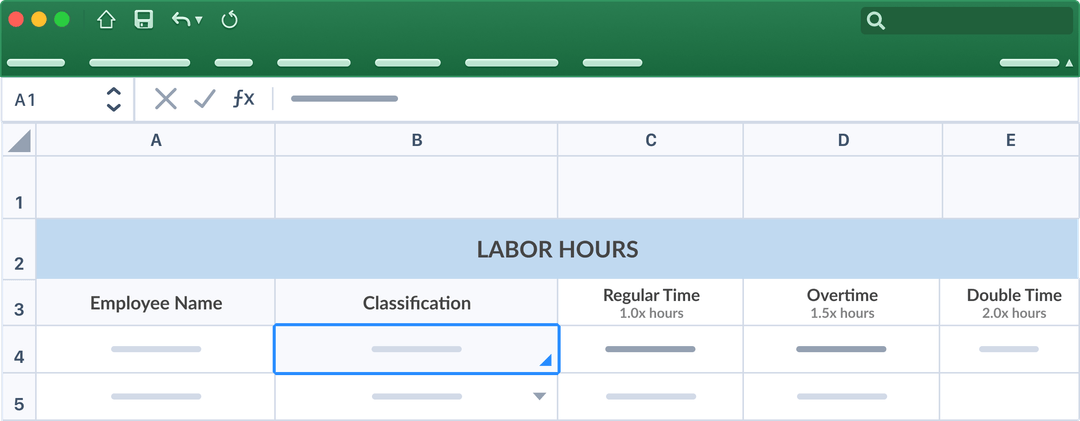 BenchMarx | Free Time & Material Template