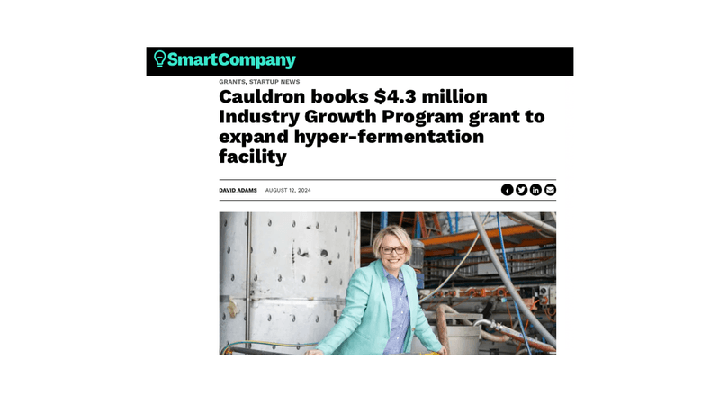 Cauldron | The Future of Biomanufacturing