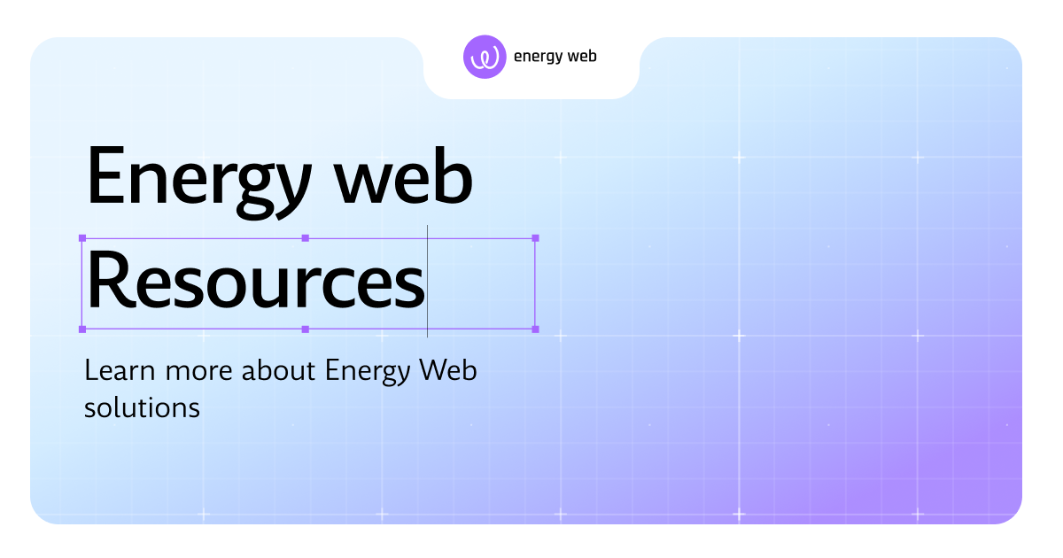 Energy Web Resources