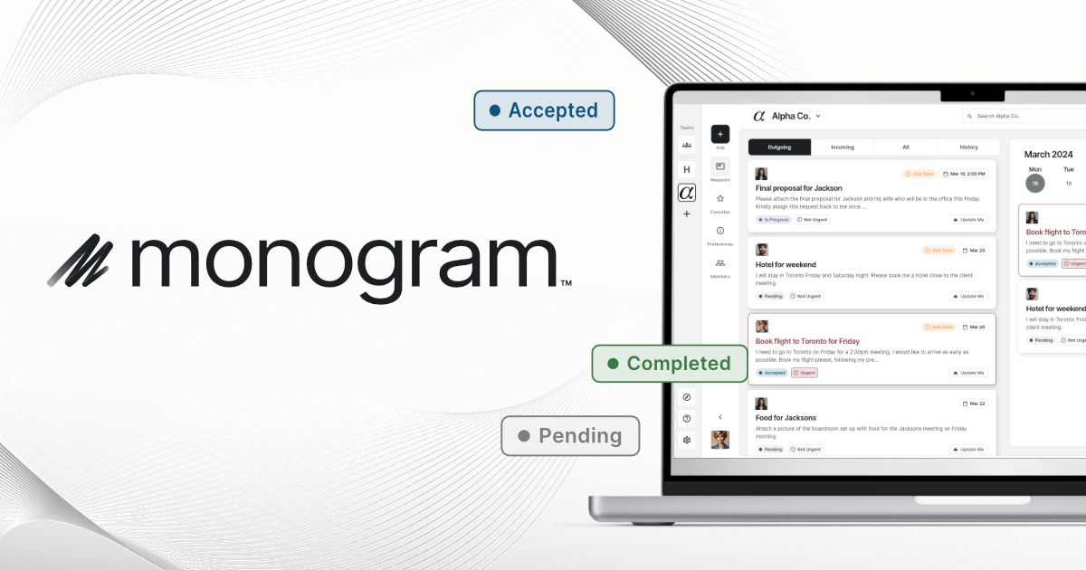 Monogram | App for Entrepreneurs
