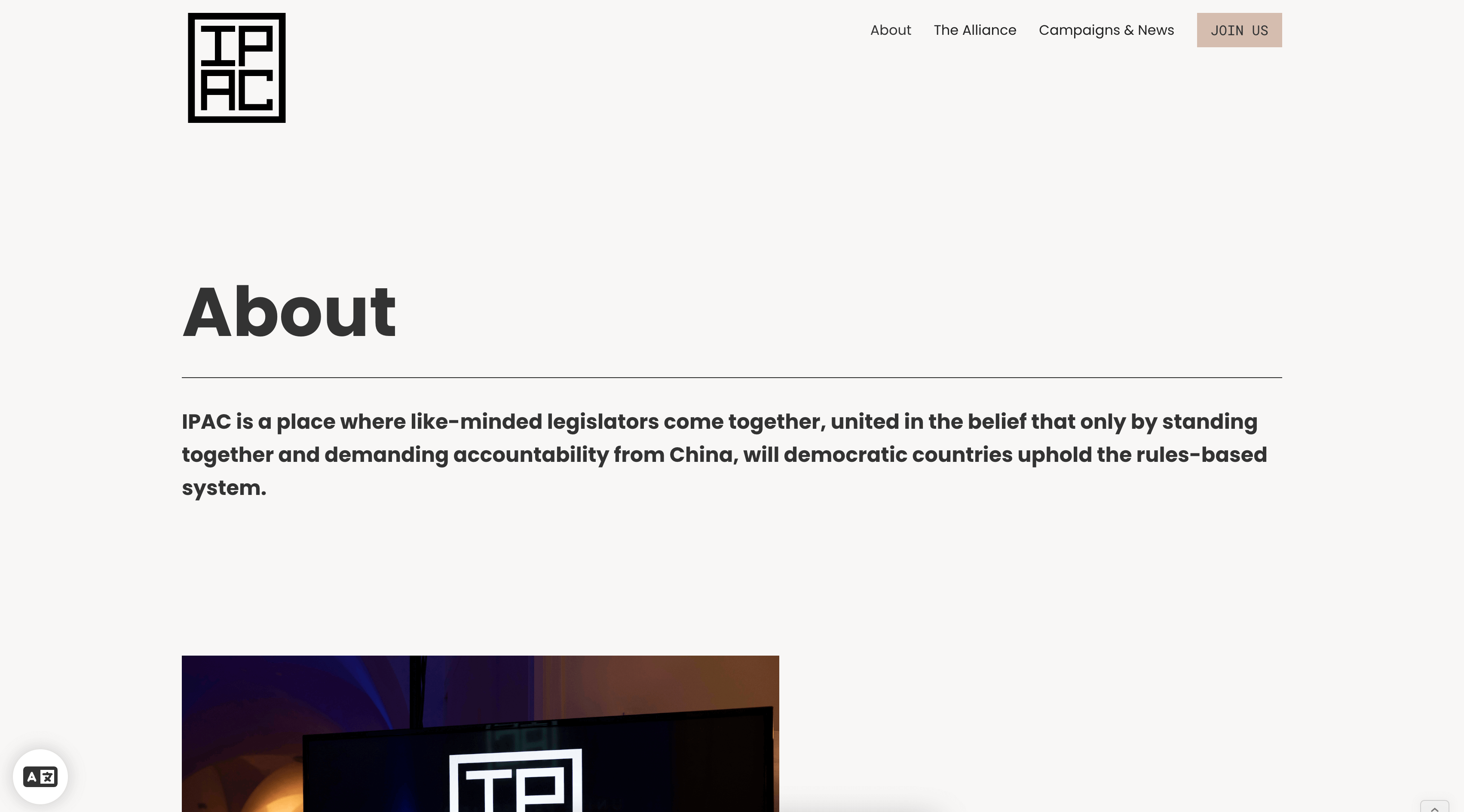 About IPAC: Addressing China's Influence