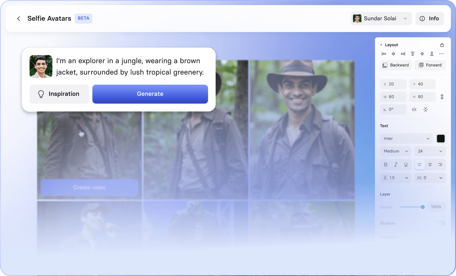 Selfie Avatar - AI avatar generator from photo