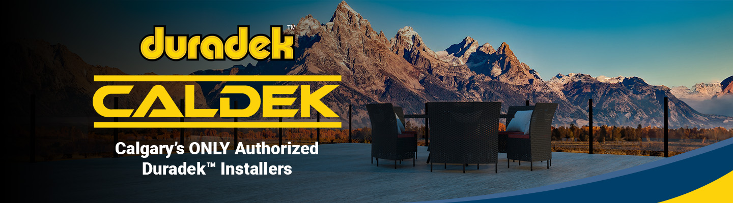 Calgary's Only Duradek™ Waterproof Vinyl Membrane Installs | Caldek