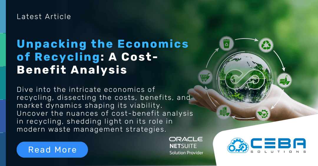 Unpacking the Economics of Recycling: A Cost-Benefit Analysis