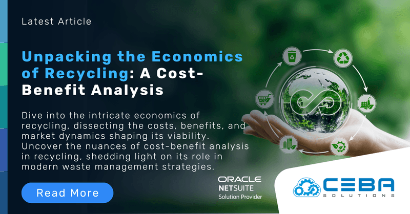 Unpacking the Economics of Recycling: A Cost-Benefit Analysis