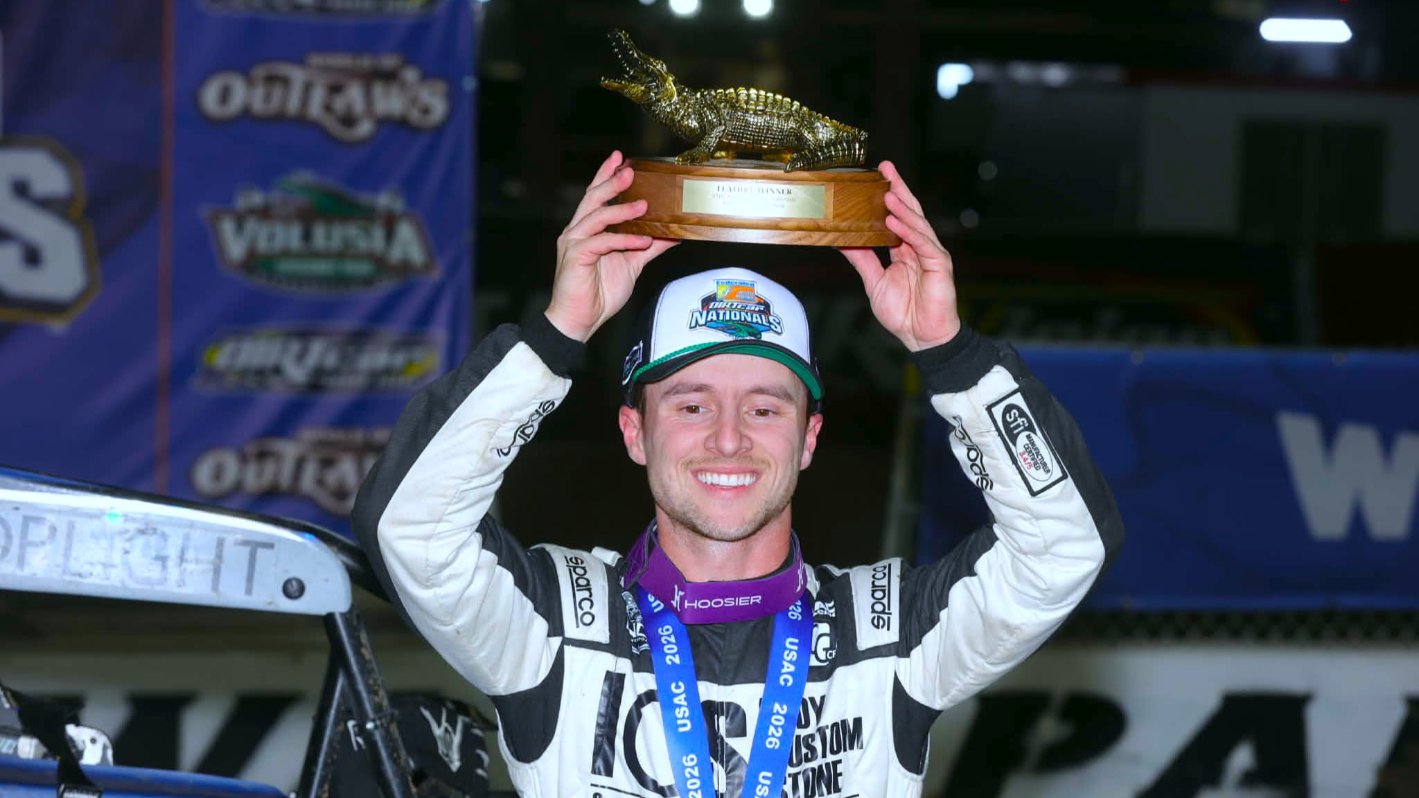 Seavey Can’t Be Topped in Non-Stop Volusia USAC Sprint Opener