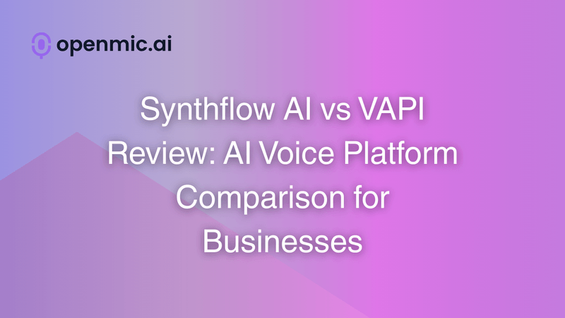 Vapi AI: Pricing, Features & Alternatives In 2025