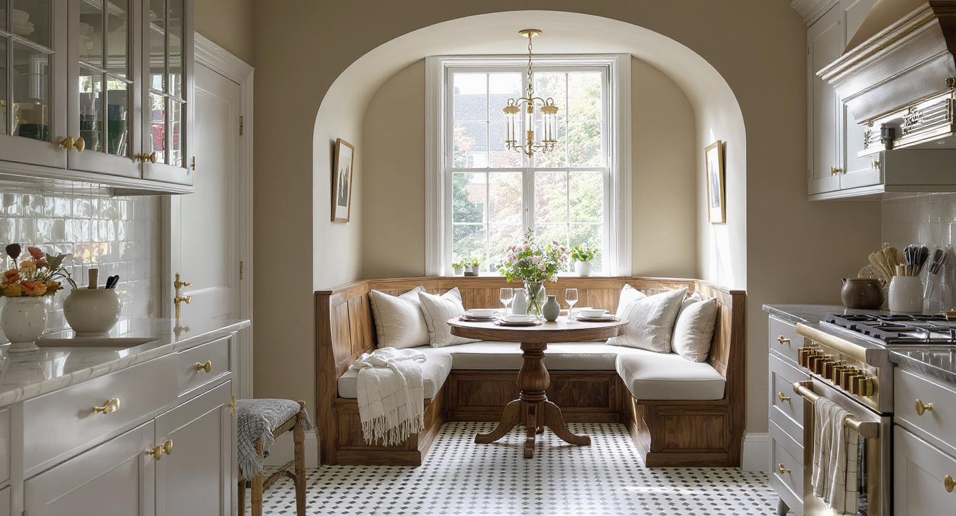 Making a Breakfast Nook Feel Both Timeless and Personal in a Historic ...