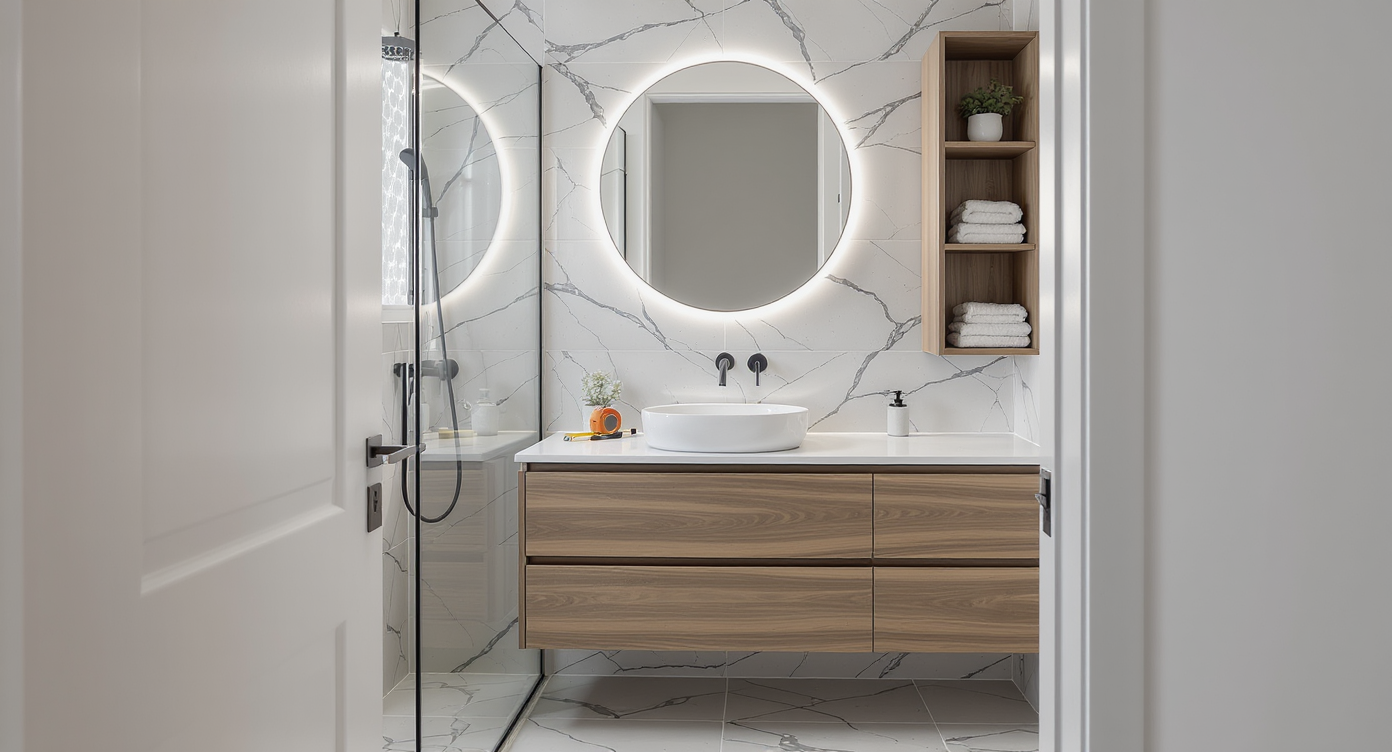 Decoding Modern Compact Bathroom Renovations: Material Choices, Design ...