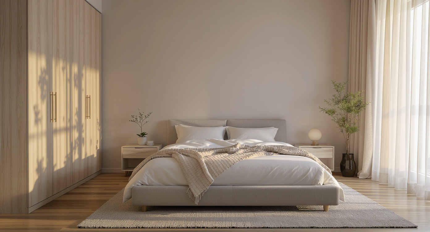 A Minimal Bedroom Setup: Foundations for Calm and Clarity - Interior ...