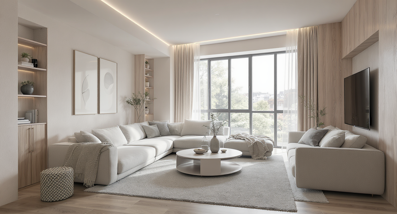 Making Small and Oddly Shaped Living Rooms Flow Beautifully - Interior ...