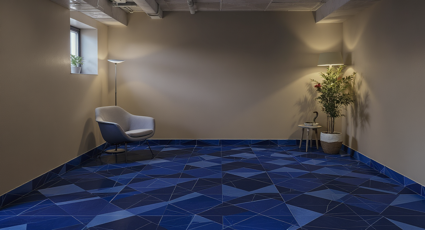 Evaluating Wall Colors for Basements with Bold Floors and Low Light ...