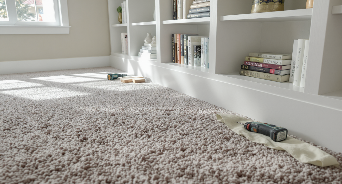 7 Key Decisions When Installing Built-In Bookcases Over Carpeted Floors ...