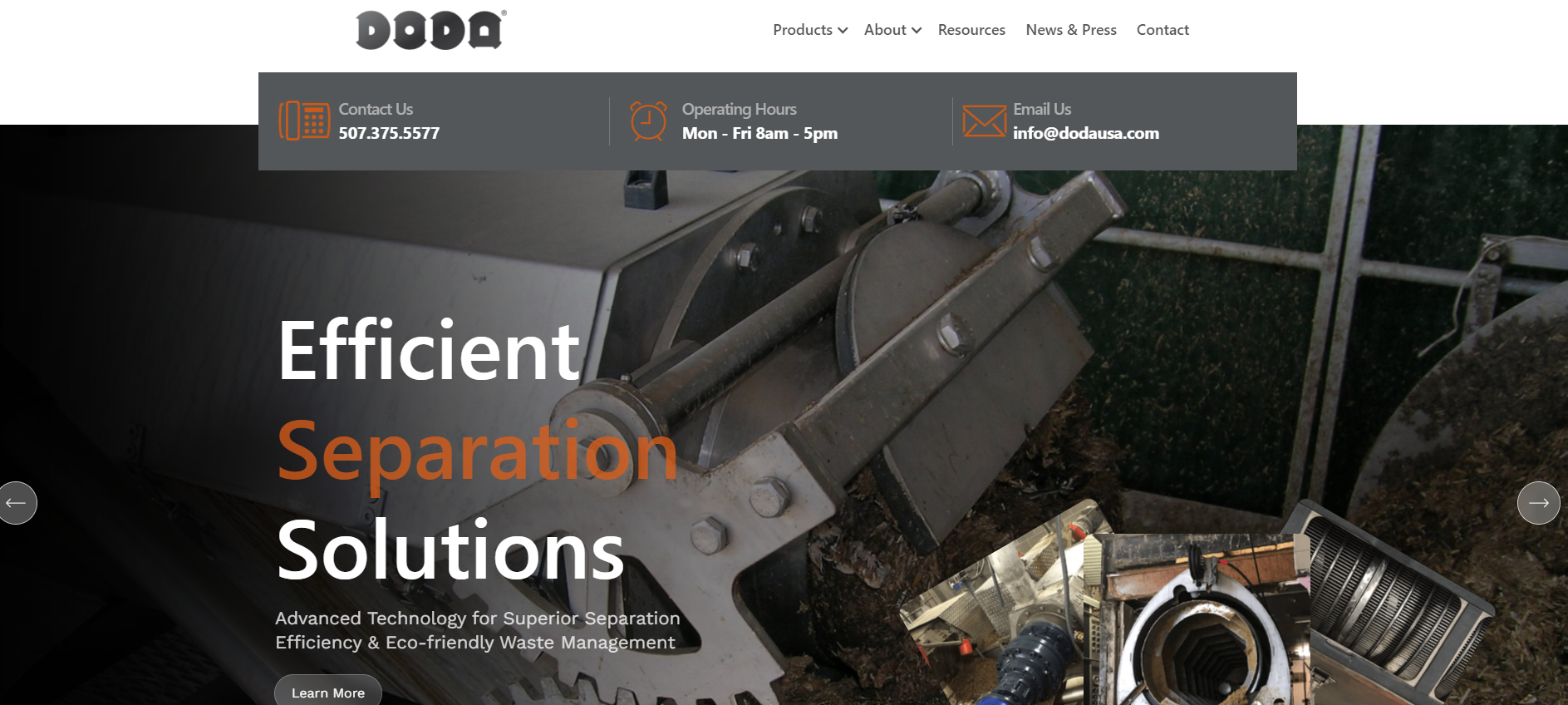 DODA USA | Organic Waste Solutions | Agricultural & Industrial Waste