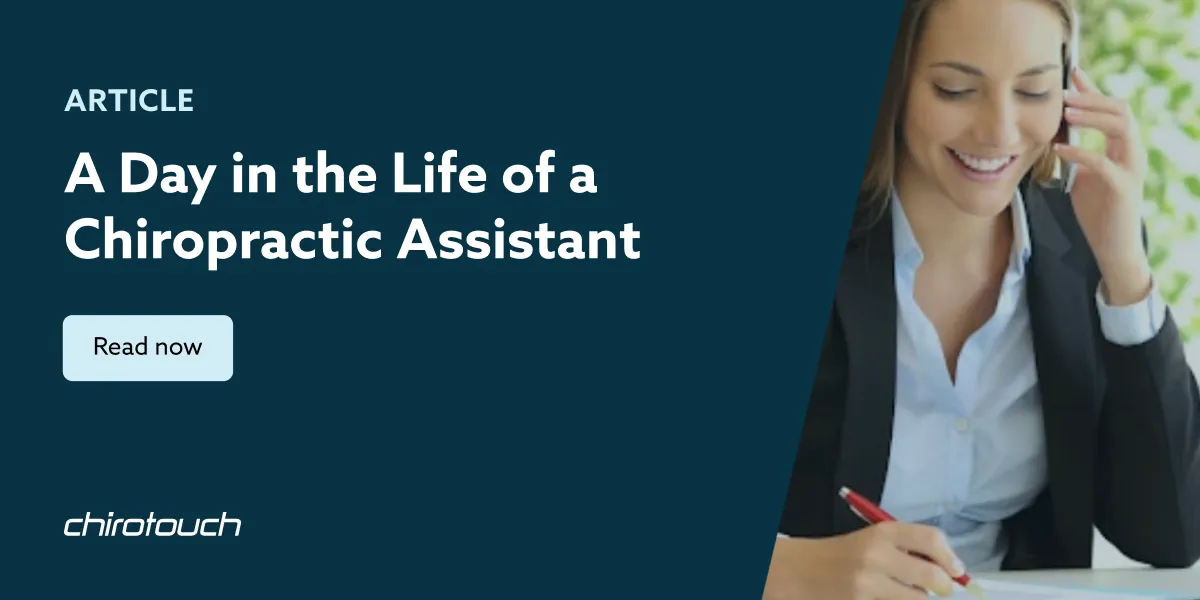 Typical Day for a Chiropractic Assistant