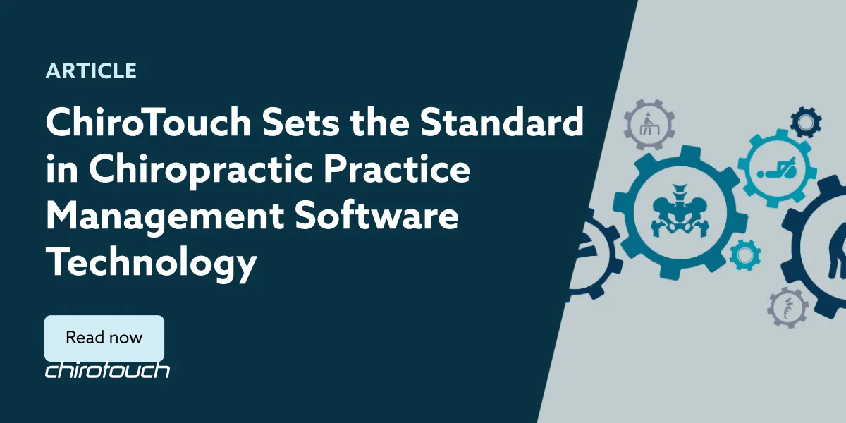 The Leader in Chiropractic Practice Management Software