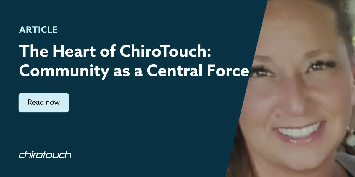 Community as a Central Force in ChiroTouch EHR