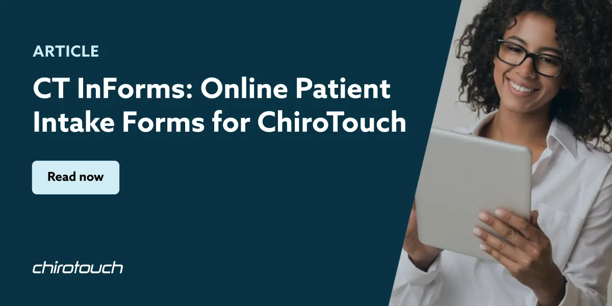 Online Patient Intake Forms Integrated in EHR