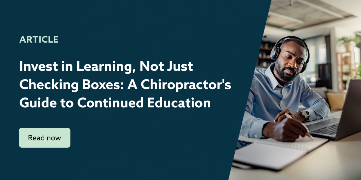 Chiropractic Continuing Education: Invest in Learning, Not Just ...