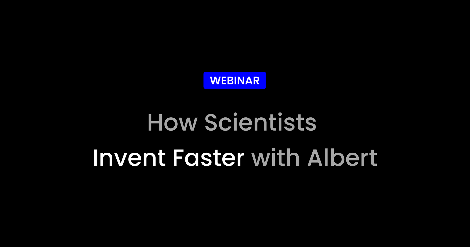Albert Invent — The R&D platform built for chemists.