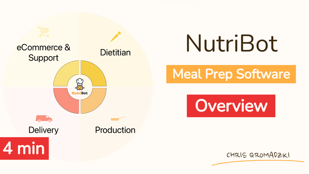 NutriBot - meal prep software
