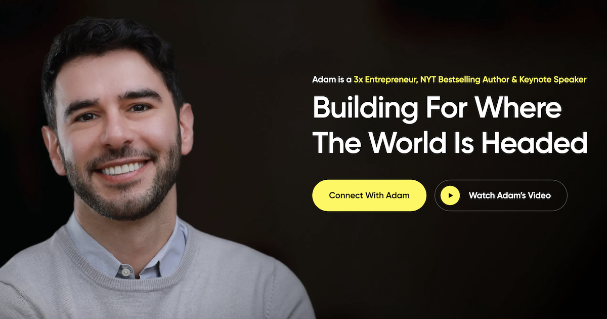 About - Adam Braun