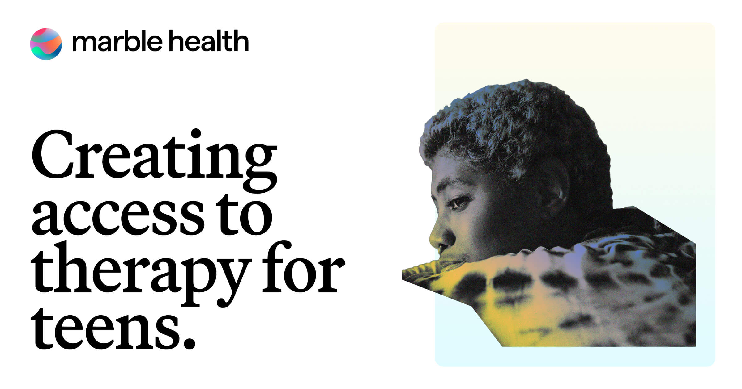 Marble Health. Personalized Therapy For Students.