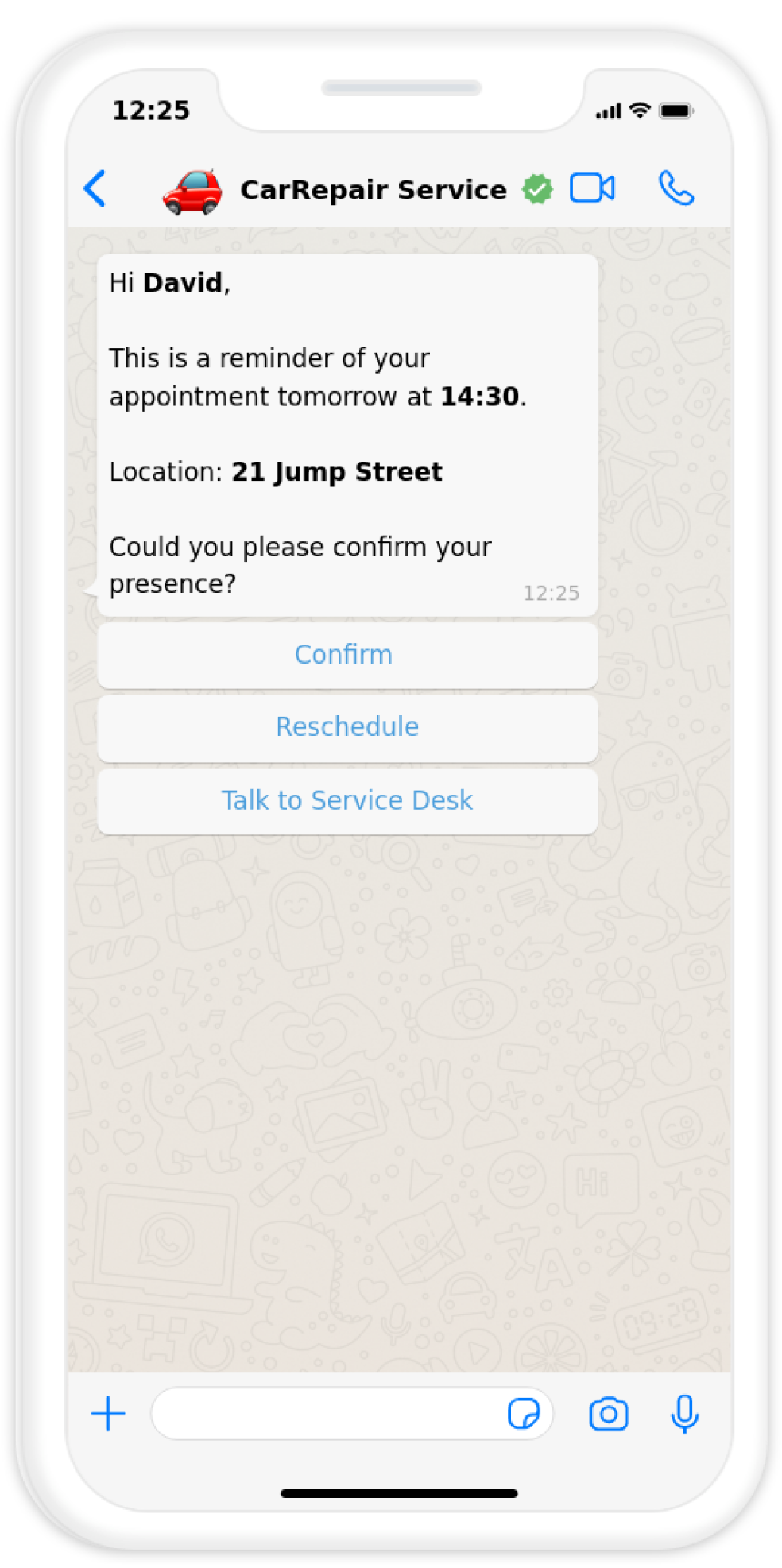WhatsApp Business template message examples for every situation