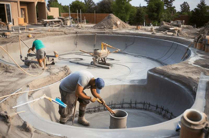 Gunite vs Shotcrete Pools: Pool Experts Compare (With Pictures)
