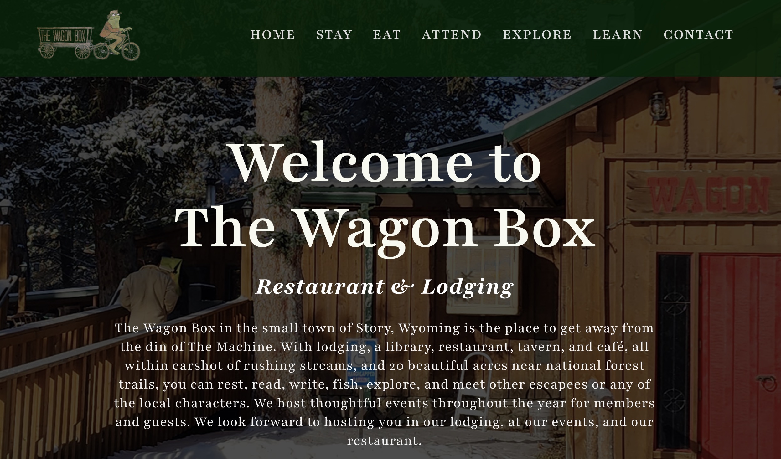 Beautiful Retreat in Story, Wyoming | The Wagon Box | Wyoming Retreat