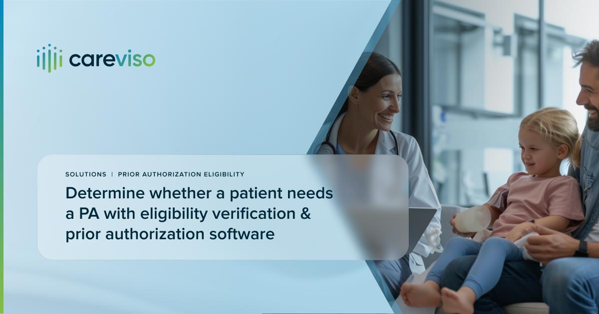 Solutions: Prior Authorization Eligibility | careviso