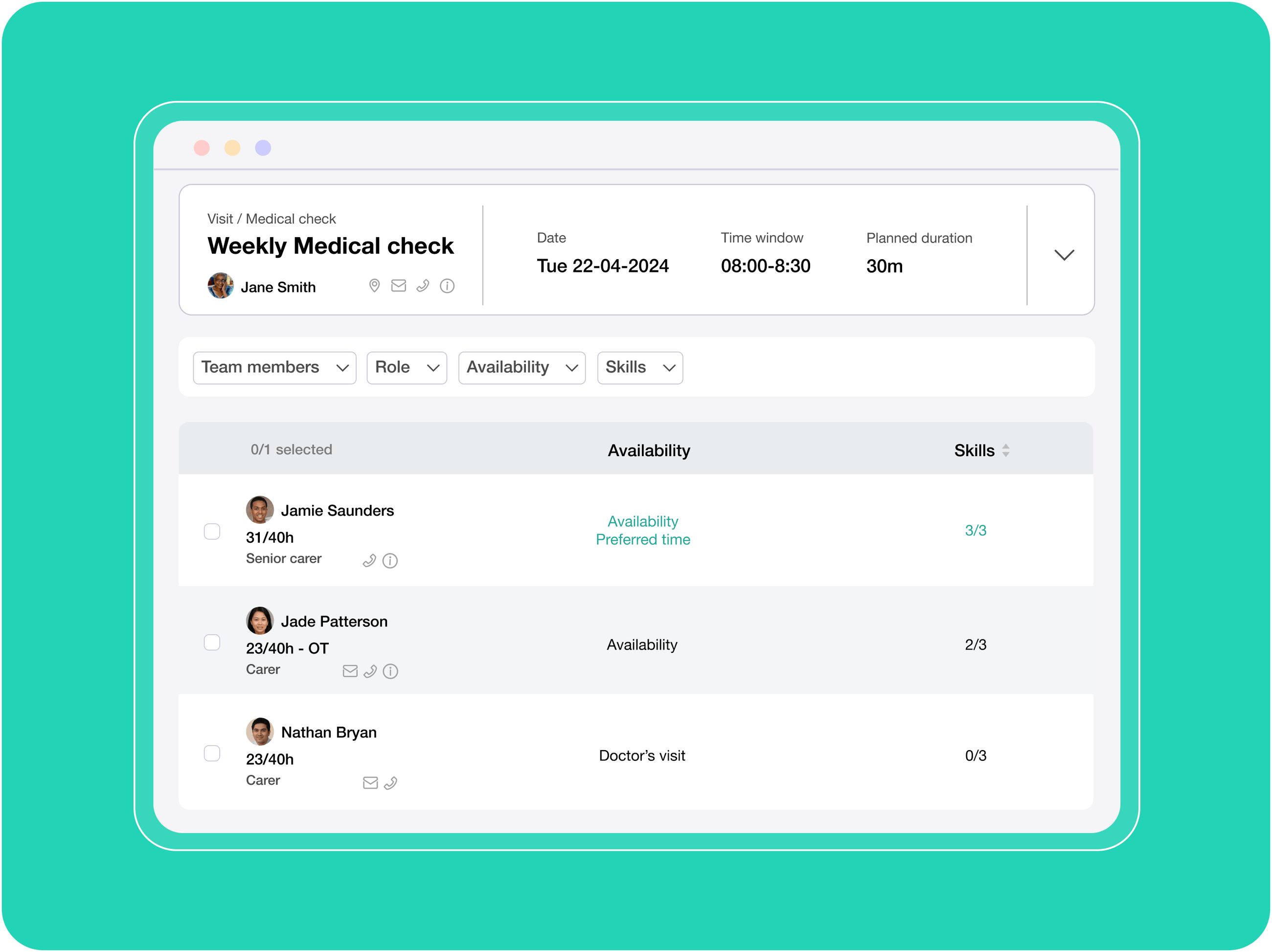 Care Rostering Software | Rota Software for Care Homes | Log my Care