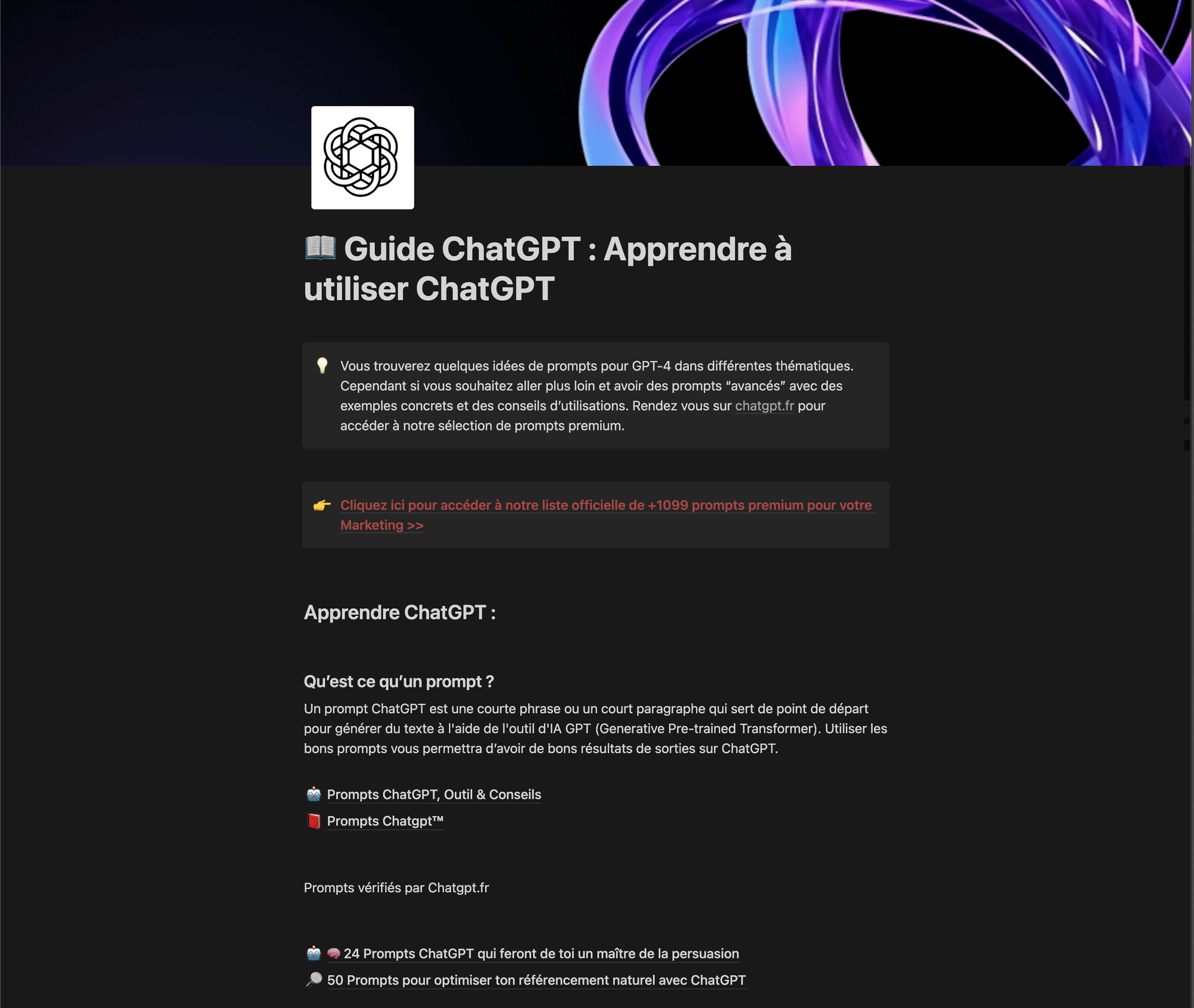 Boutique - Prompts et Formation IA | ChatGPT.fr