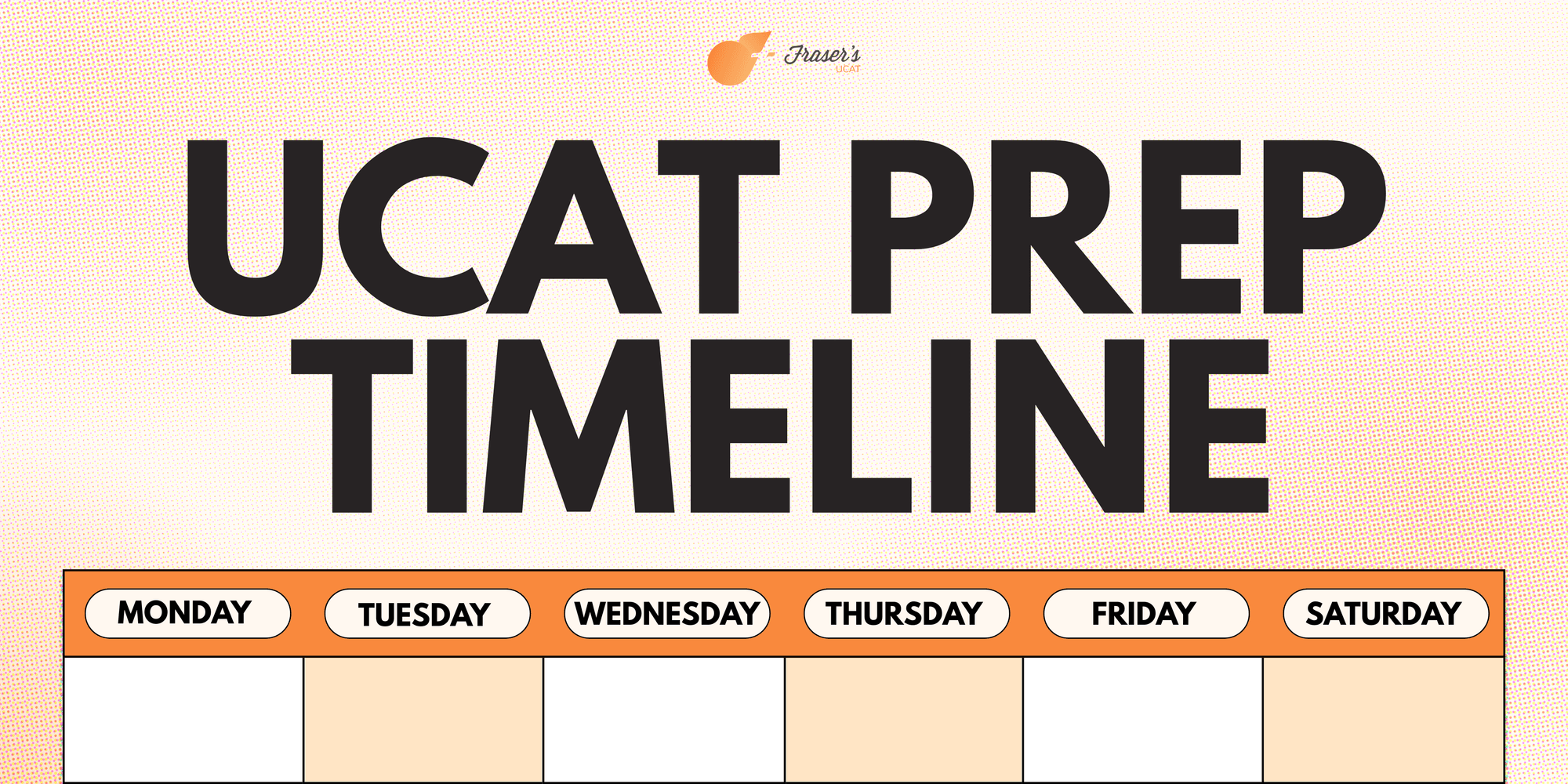 UCAT Prep Timeline: How long do I need to prepare for UCAT? | Fraser's ...