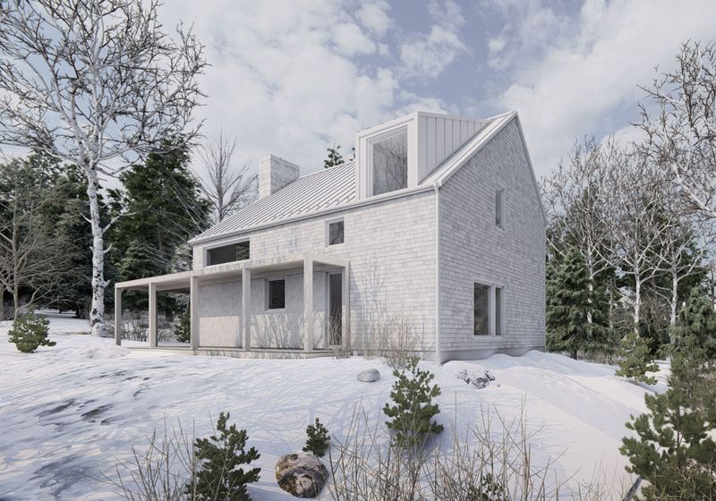 Écorce Architecture Écologique - Le pignon festif - Baie-Saint-Paul