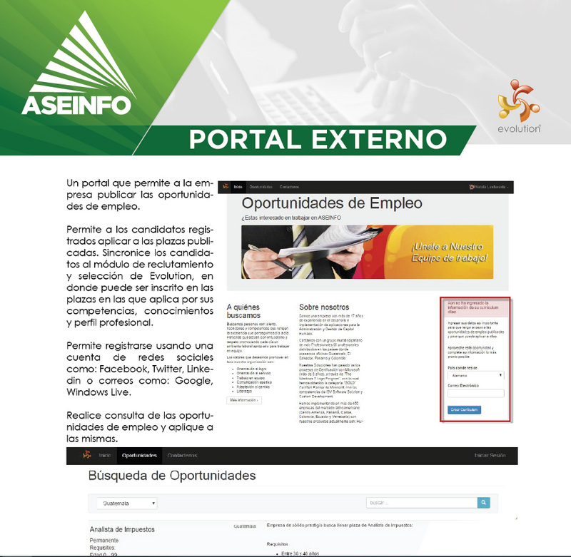 Descargas | ASEINFO | Evolution - Portal