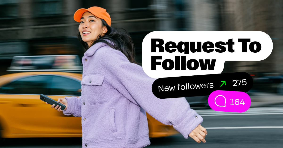 Request to Follow With Manychat