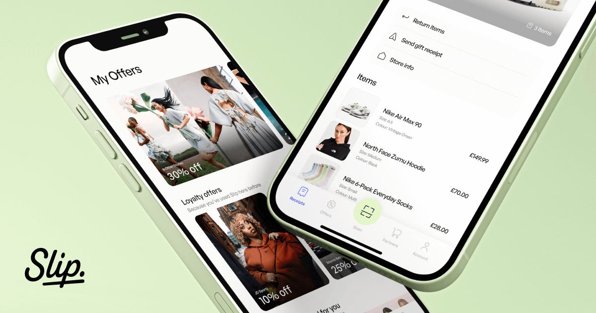 Slip – Smart Digital Receipts & Customer Loyalty