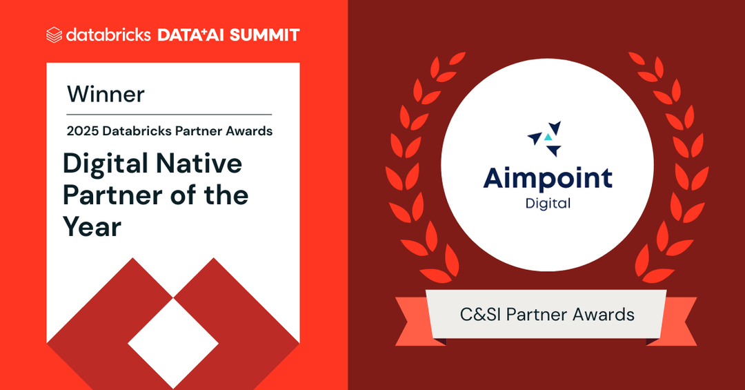Aimpoint Digital Awarded 2025 Databricks Digital Native Partner of the Year